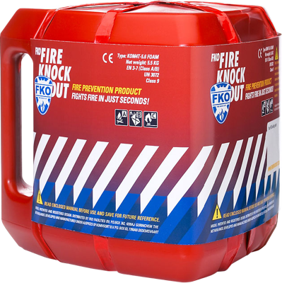 Bestrijdt en blust een brandje in enkele seconden | Fire Knock Out