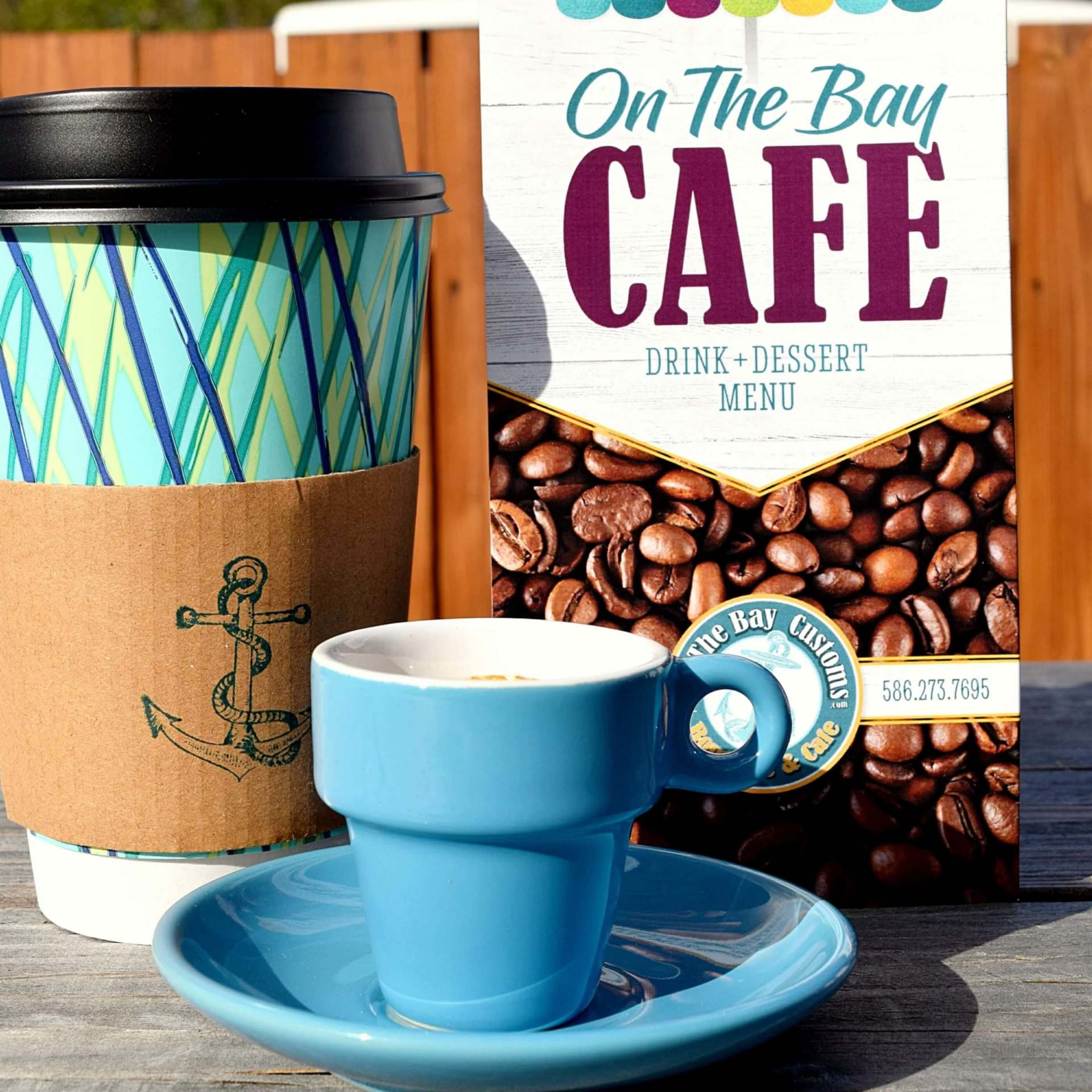 Restaurant and Tiki Bar - On The Bay Cafe in New Baltimore, MI