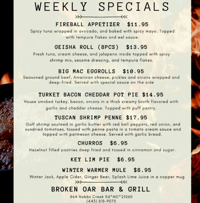 Broken Oar Bar & Grill | Oarsome Food. Oarsome Beer. Oarsome Fun.