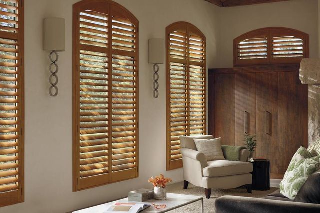 Wood window shades store