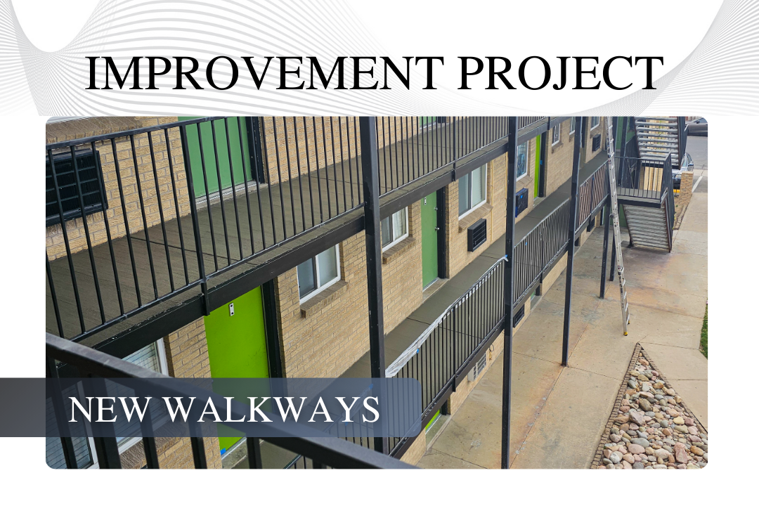 New Walkway Project Complete at Parkside at Lowry