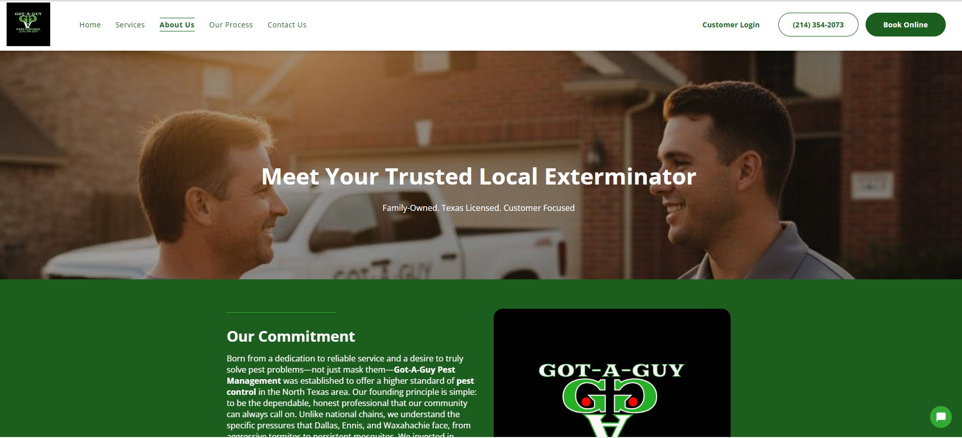 About Exterminator | Ennis, TX | Got-A-Guy Pest Management
