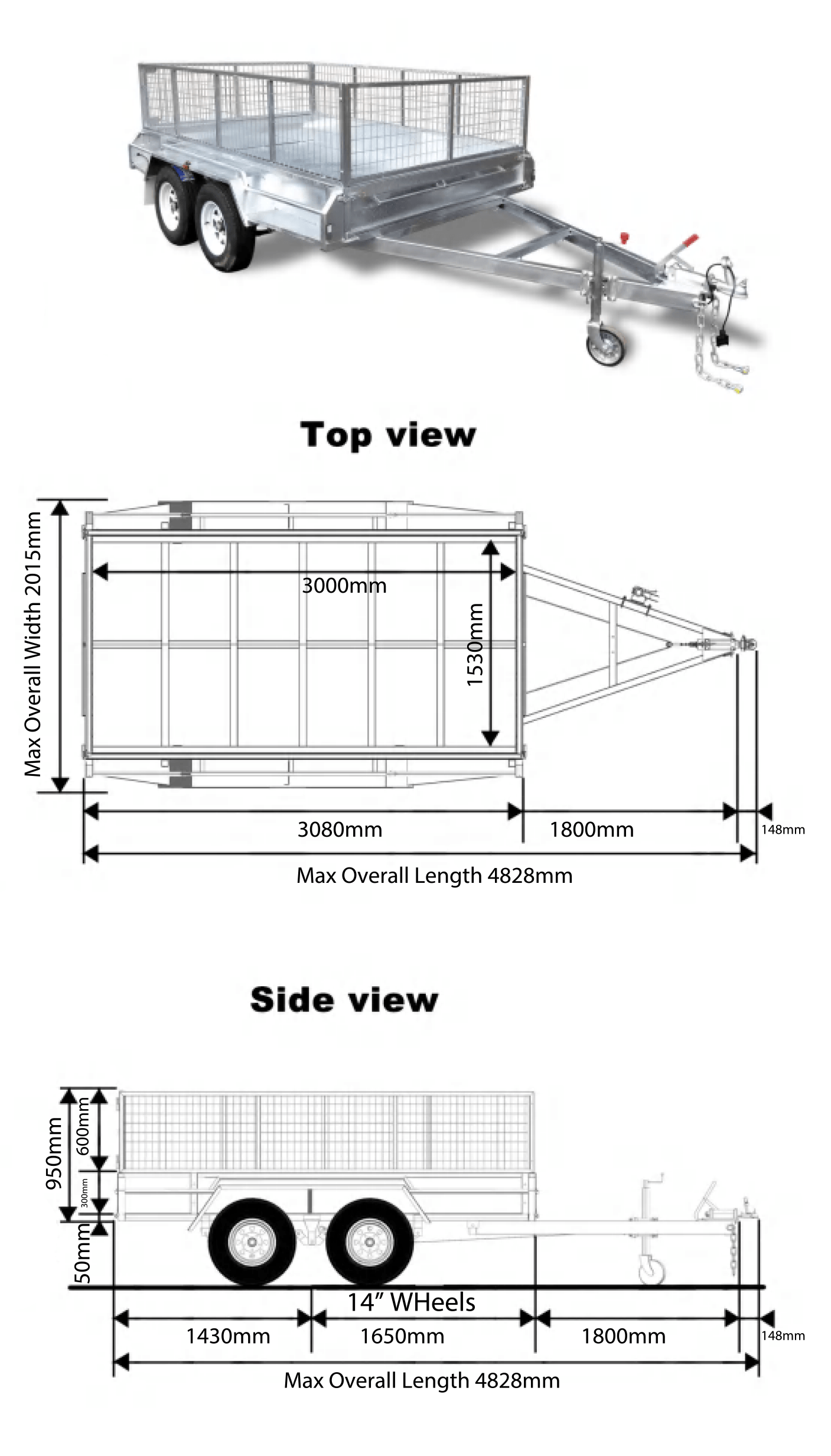 Standard Trailer Inside Dimensions In Mm - Infoupdate.org