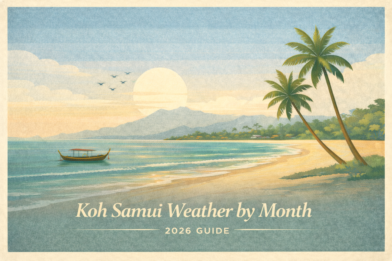 Koh Samui Weather by Month | 2026 Guide