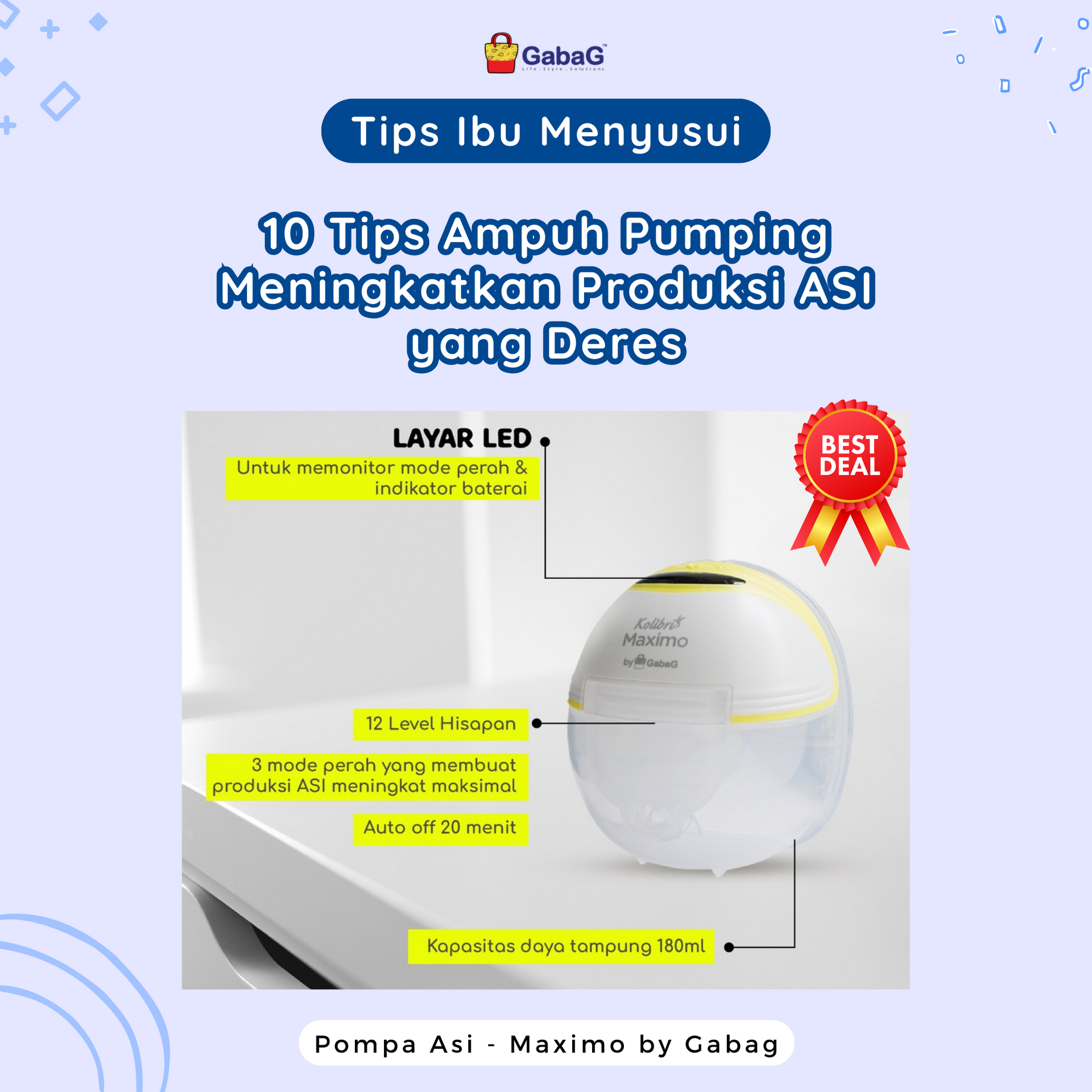 Simak Cara Pompa ASI Yang Benar Dengan Alat Pumping Elektrik