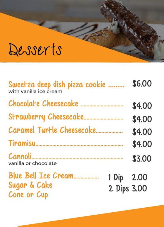 Palio's Pizza Cafe, Azle Menu options