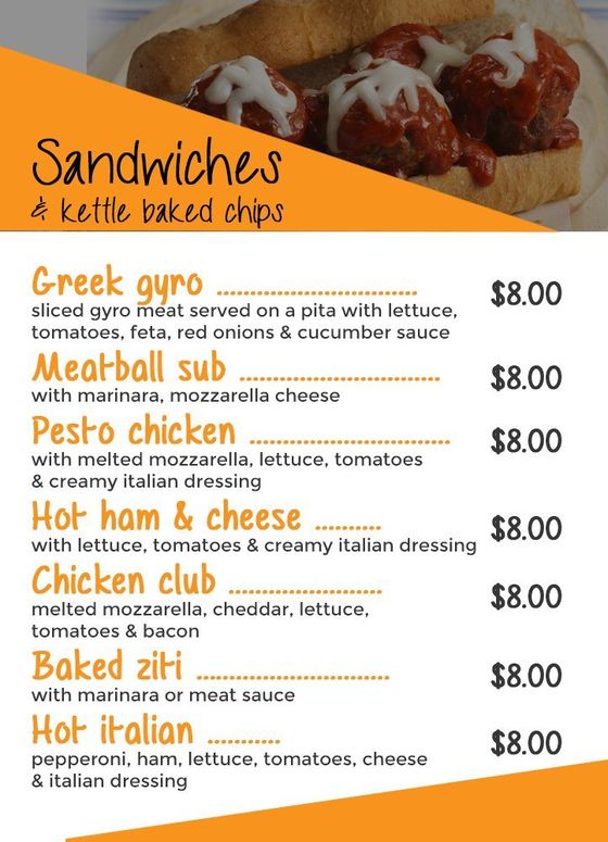 Palio's Pizza Cafe, Azle Menu options