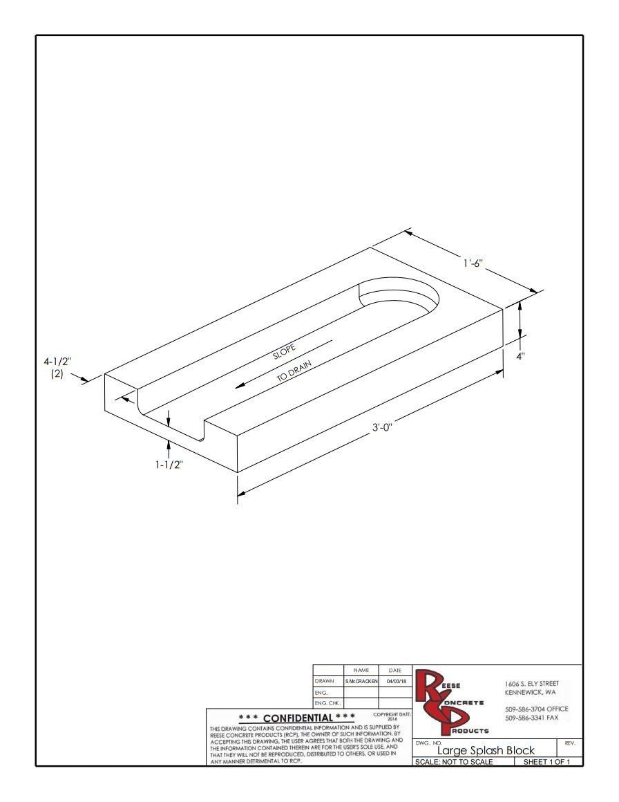 Concrete Drawings | Kennewick, WA | Reese Concrete Products