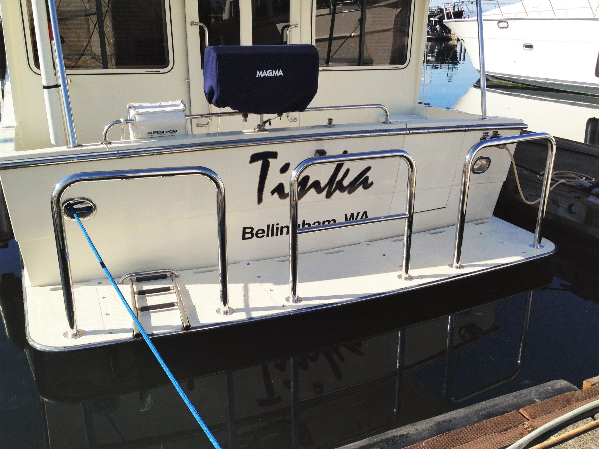 Swim Platform Staple Rails | Tanner Manufacturing & Design
