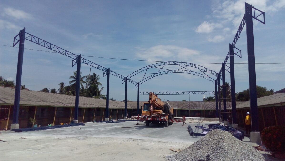 supply and install steel frame for school hall ipoh supply and install ...