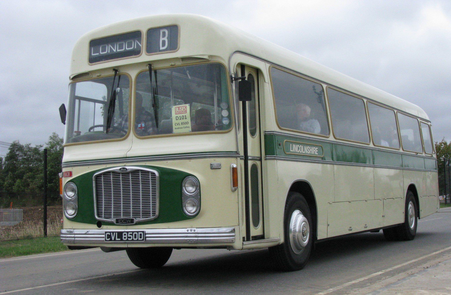 OAX9F a 1968 Bristol RELH Leyland O.600, Eastern Coach Works
