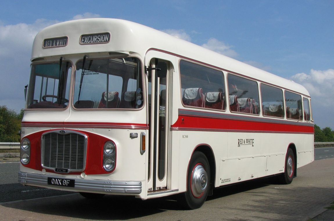 OAX9F a 1968 Bristol RELH Leyland O.600, Eastern Coach Works