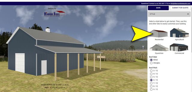 Pole Barn Design Tool Affordable 40 X 40 Pole Barn Kit Options