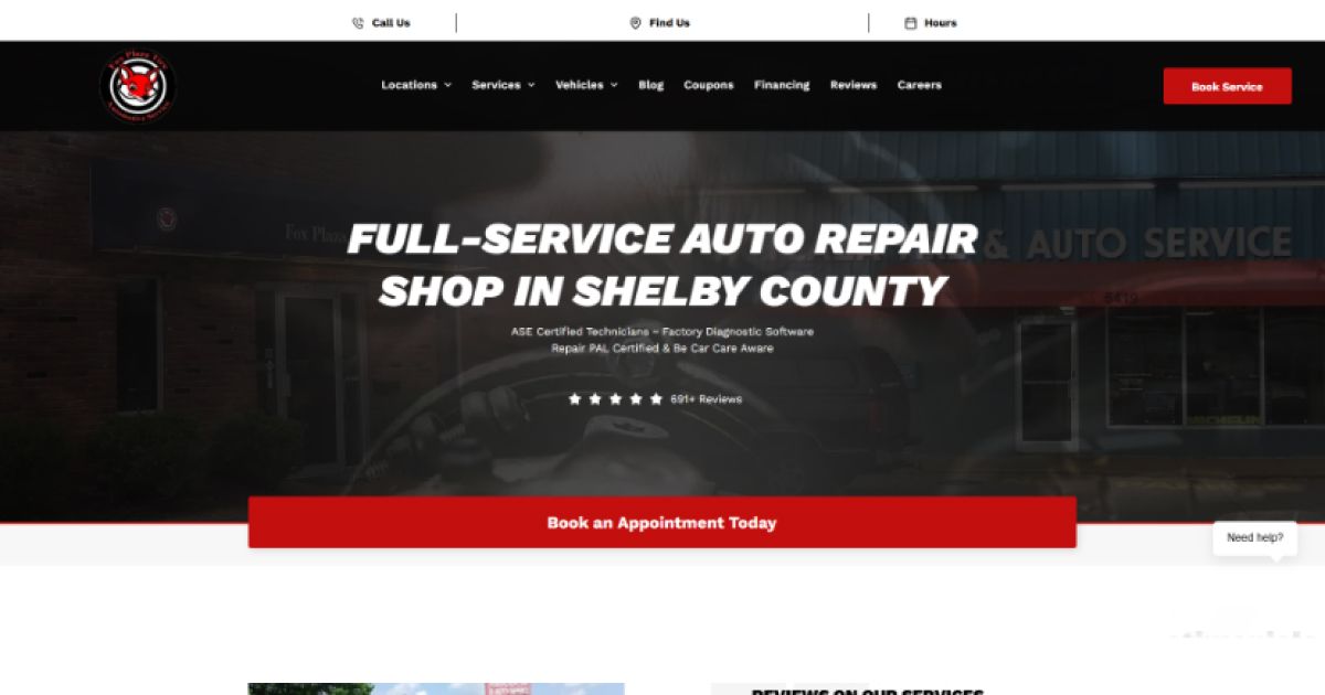 Fox Plaza - Memphis and Collierville, TN Auto Repair