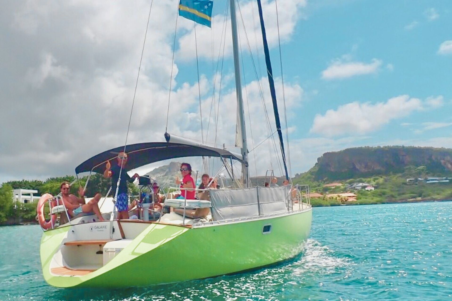 Private sunset cruise Curacao excursions by Maxie Sailing boat trips