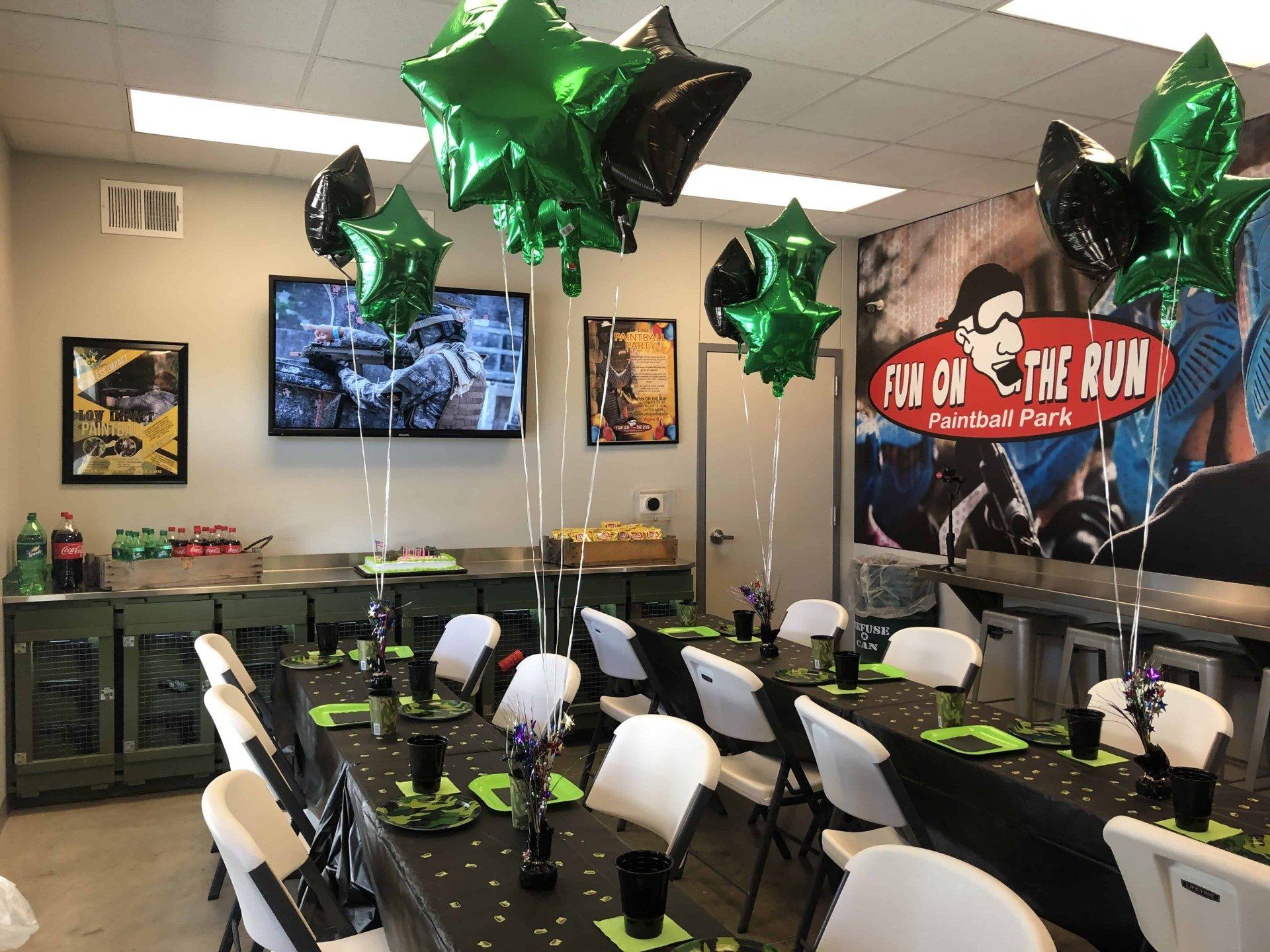 Armory Party Room | Fun On The Run Paintball Park