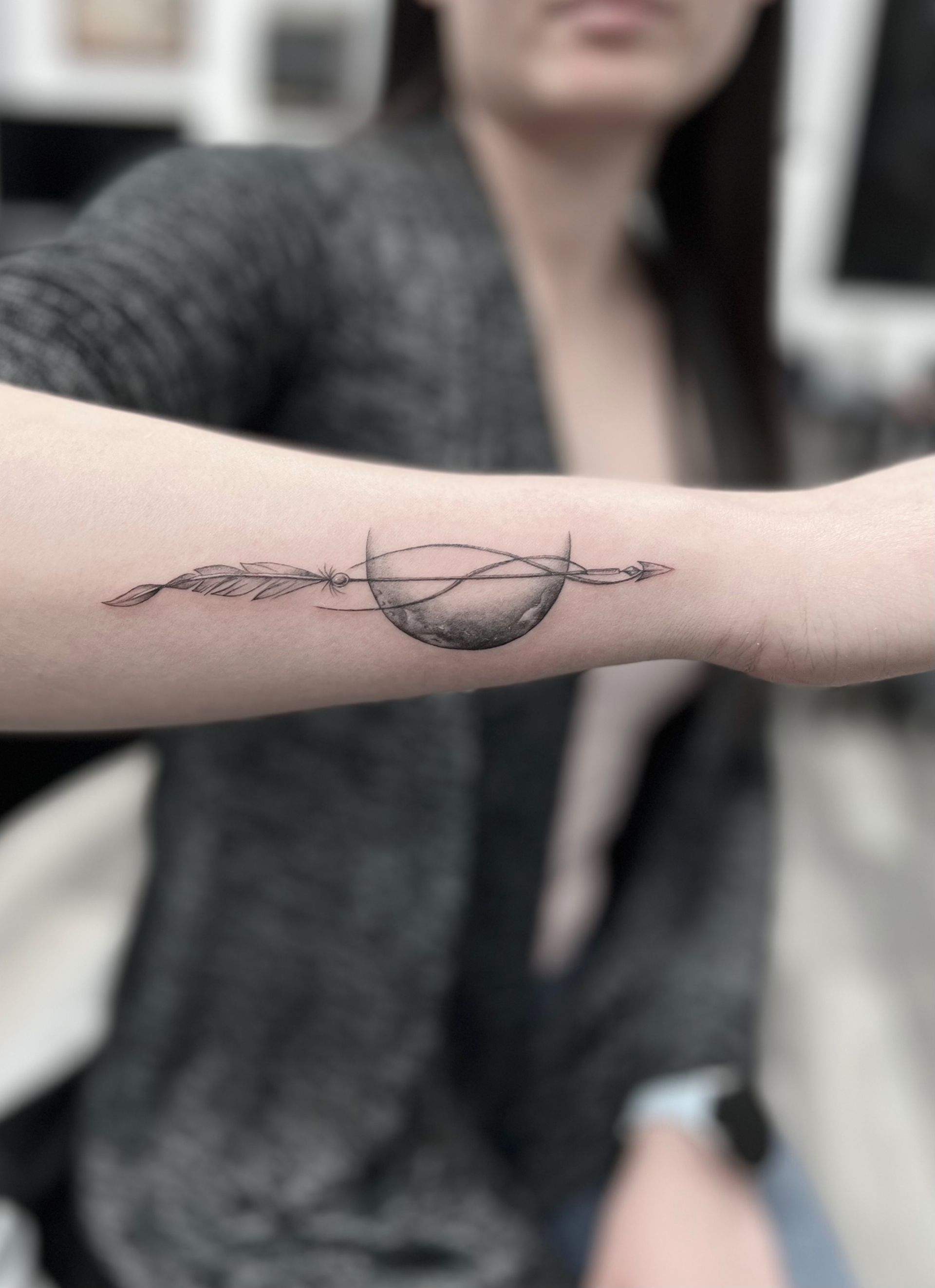 Anahi Castaneda| Black and Grey | Fine Line tattoos