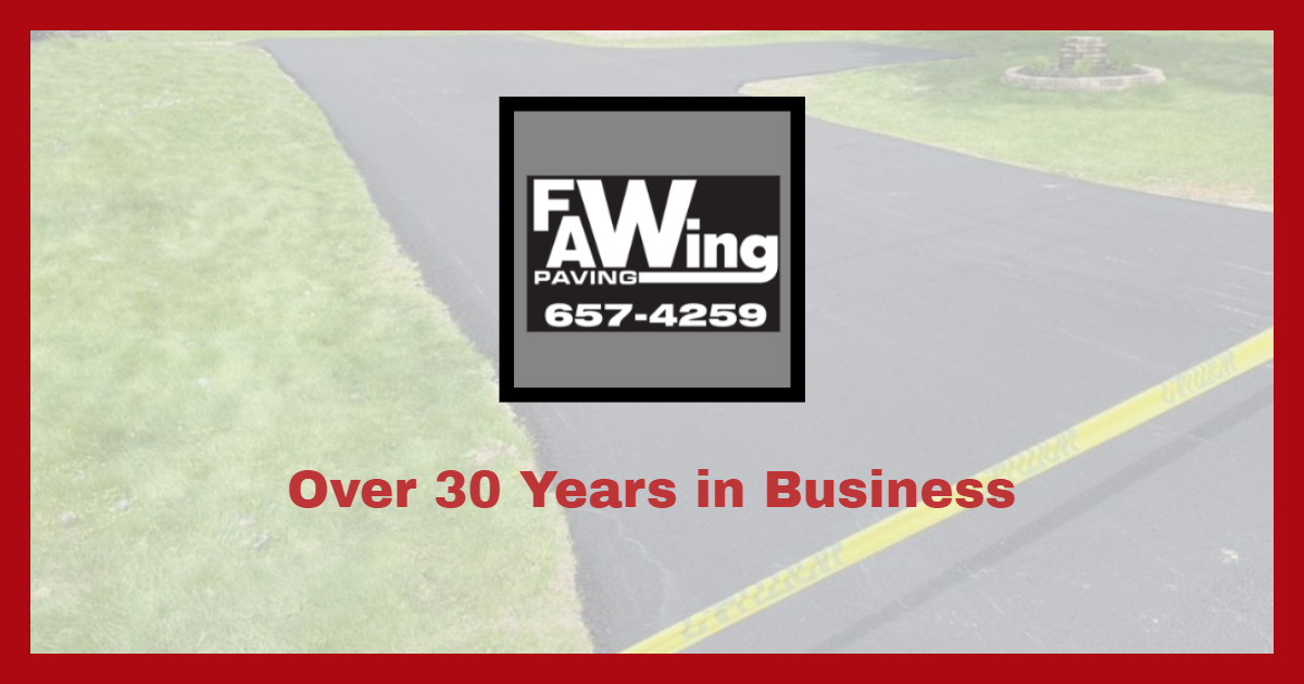 Paving Services | FA Wing Paving | Cumberland Co.