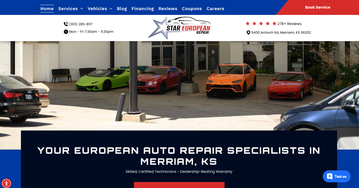 Tire & Wheel Services in Merriam, KS | Star European Repair