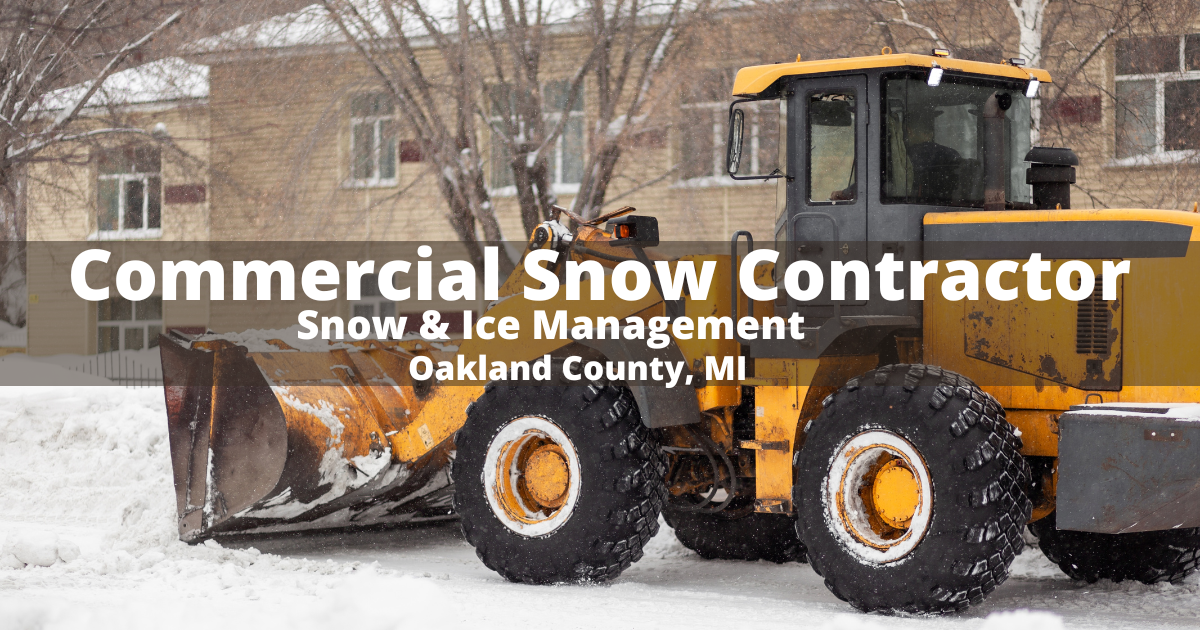 Commercial Snow & Ice Contractor - Oakland County, MI