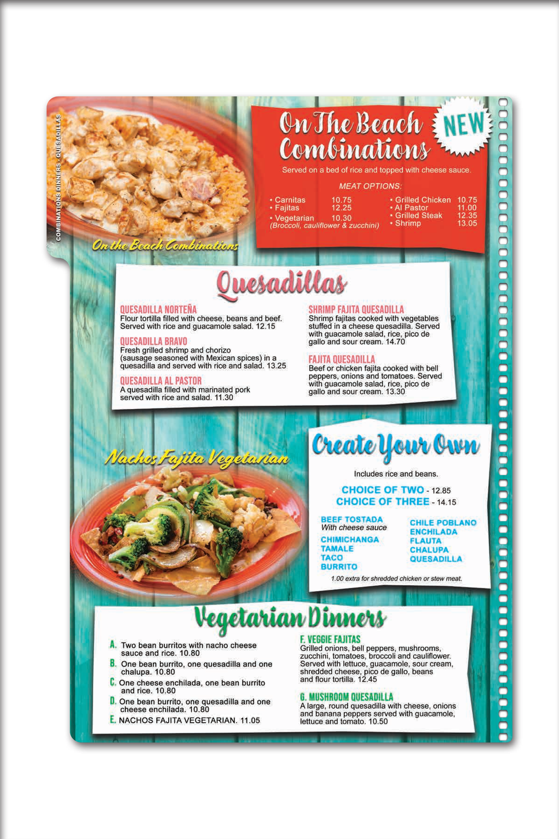 Menu | Los Bravos