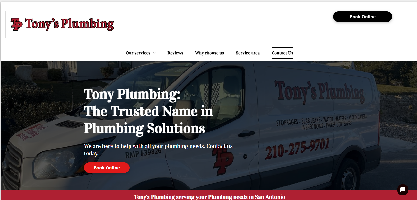 Top Home Plumbing Services | Tony Plumbing
