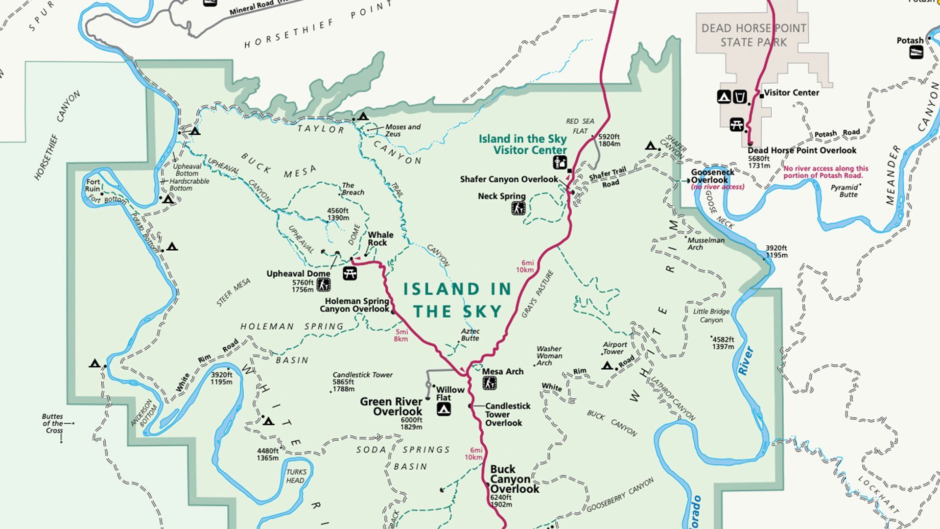 Moab Map | Map Guides to Parks, Trails & Adventures