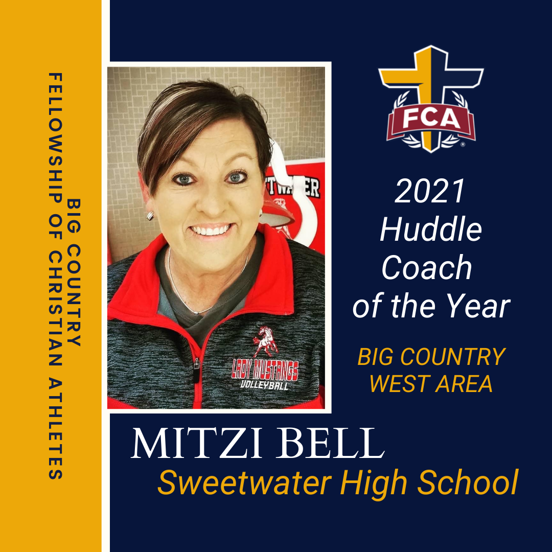 Mitzi Bell Named Big Country West Area Huddle Coach of the Year
