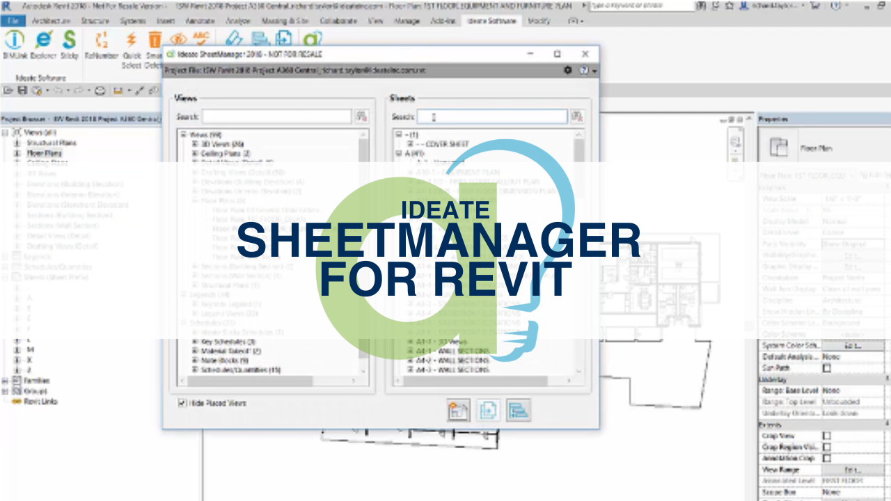 Ideate SheetManager for Revit
