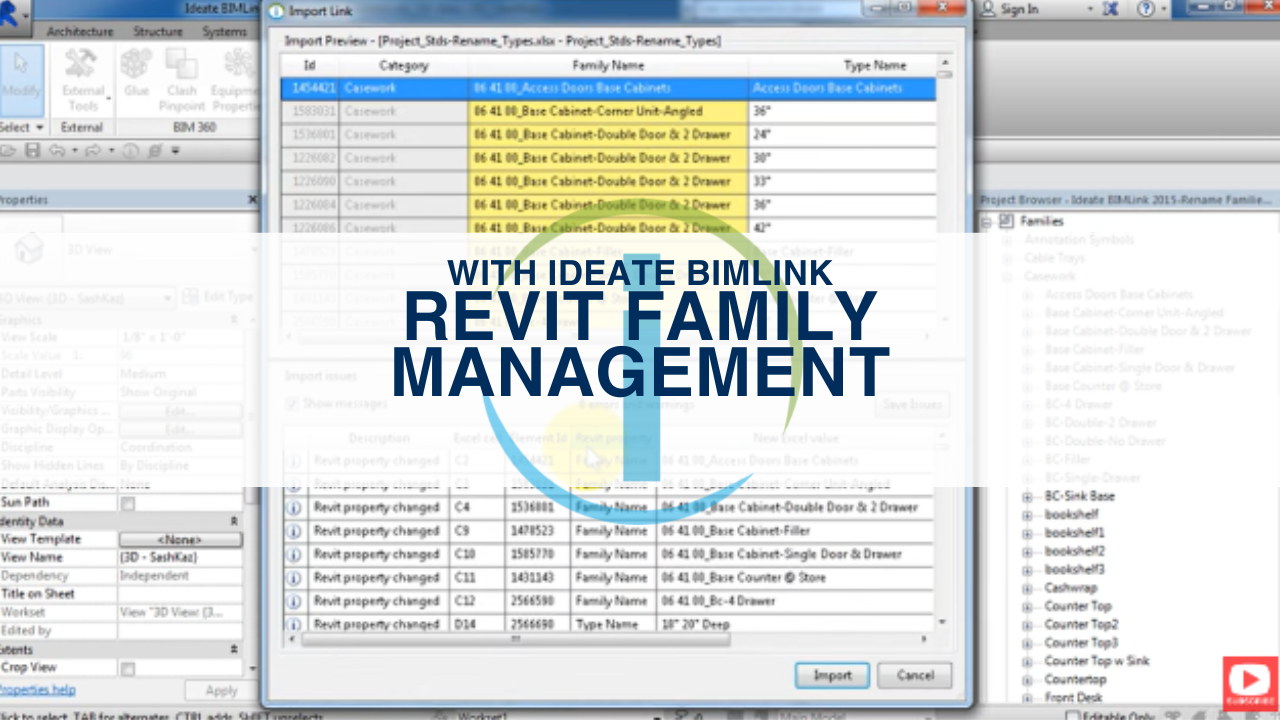 Revit Family Management with Ideate BIMLink