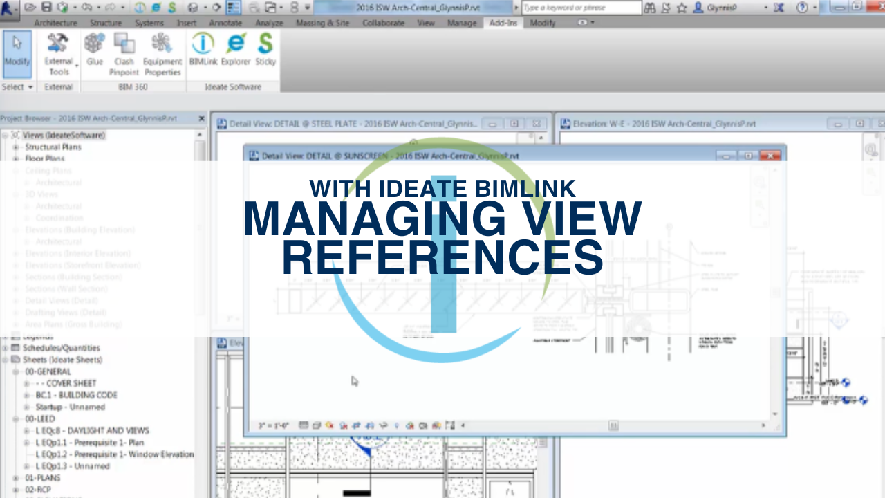 Managing View References with Ideate BIMLink