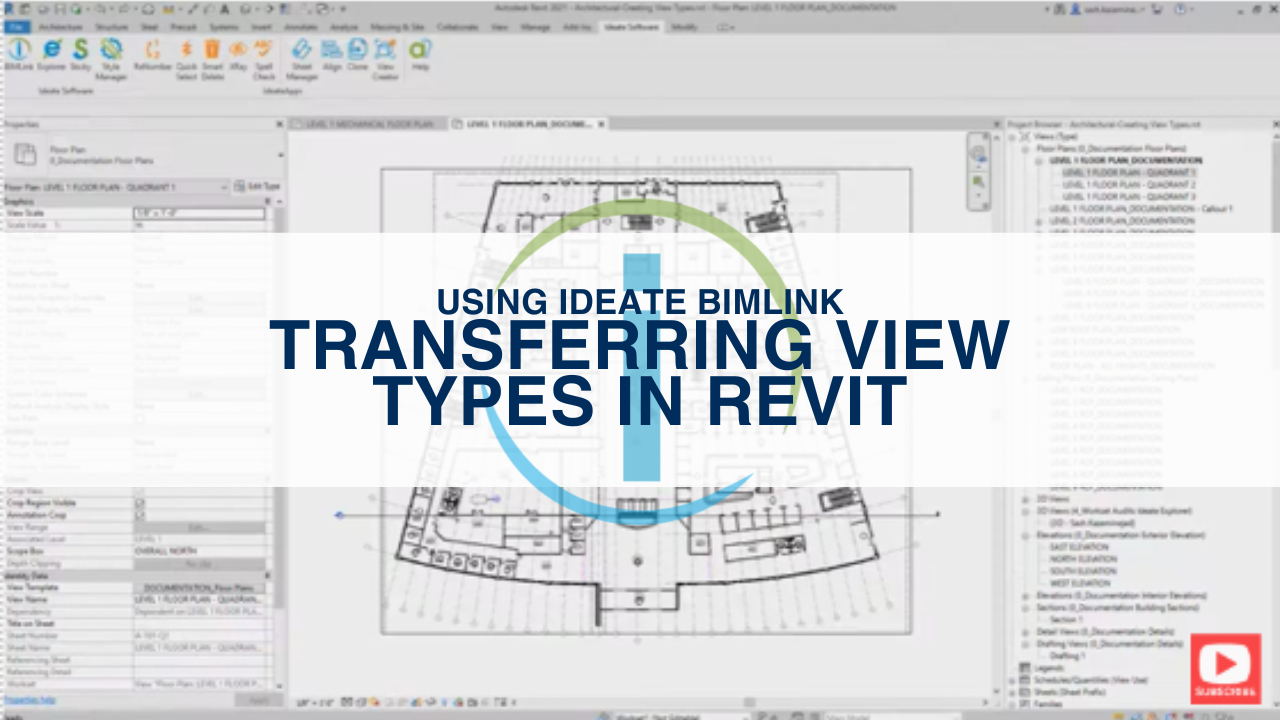 Transferring View Types in Revit using Ideate BIMLink