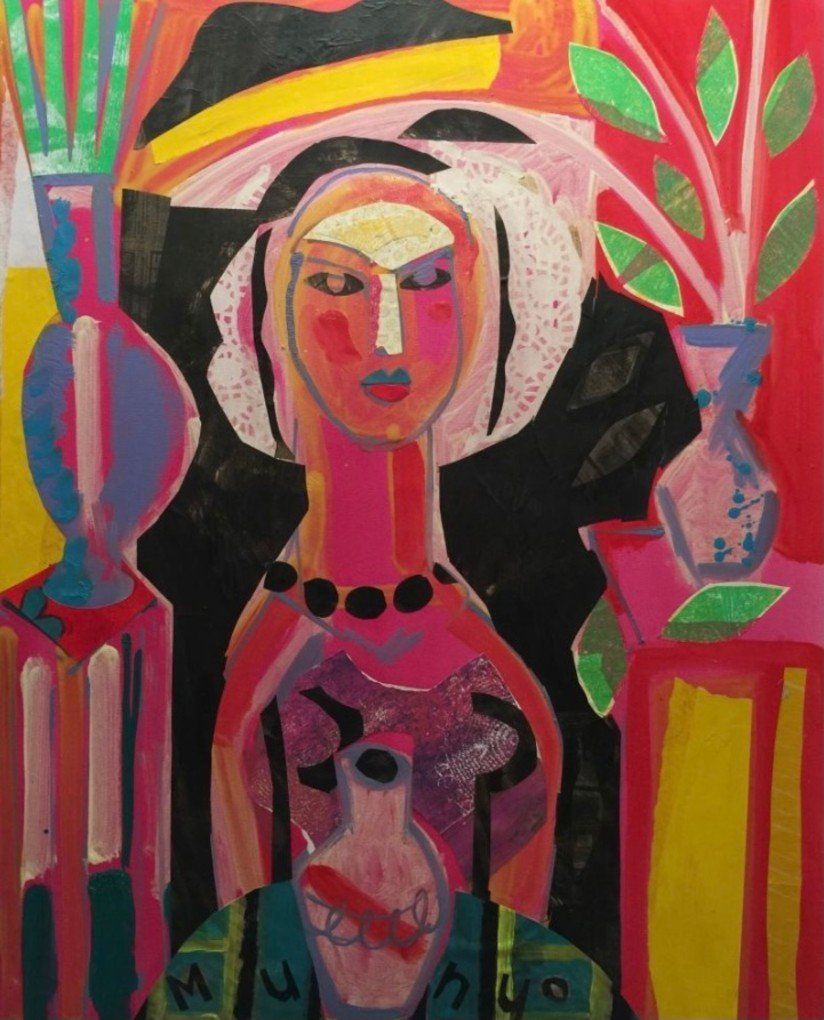 Contemporary interiors wall art , exhibiting gallery artist