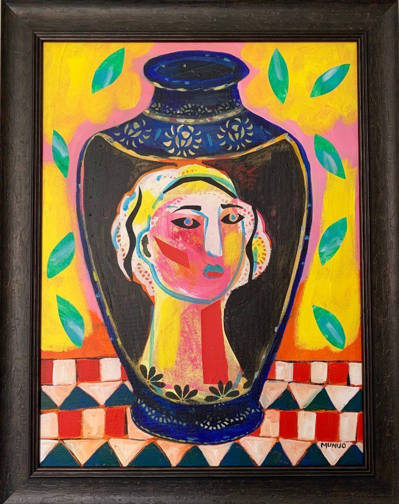 Contemporary interiors wall art , exhibiting gallery artist