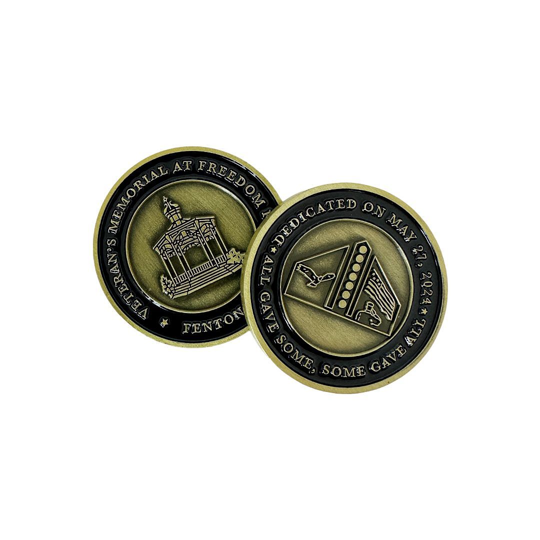 Veterans Memorial Dedication Coins