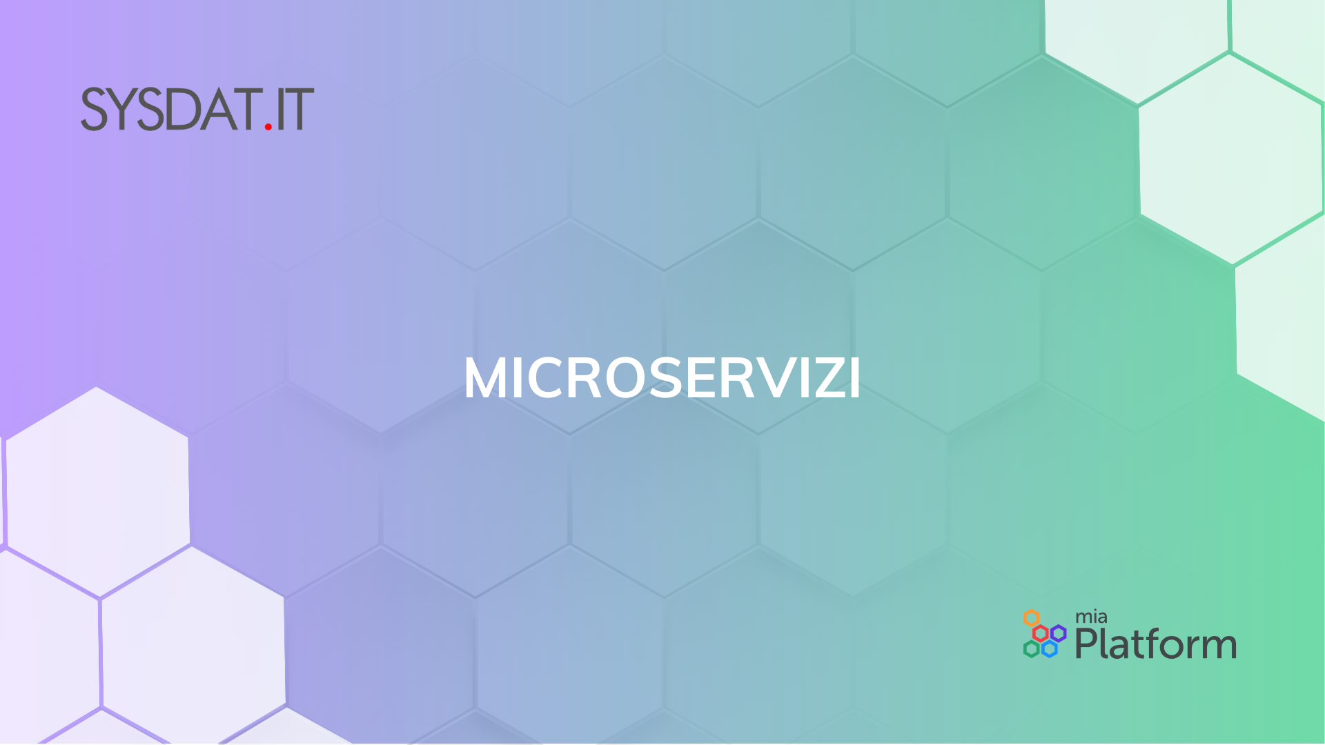 SYSDAT.IT I Mia - Platform