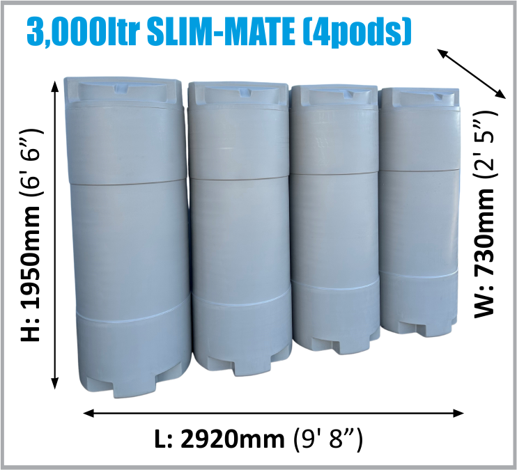 Slimline Tanks | Queensland | Rain Again Tanks