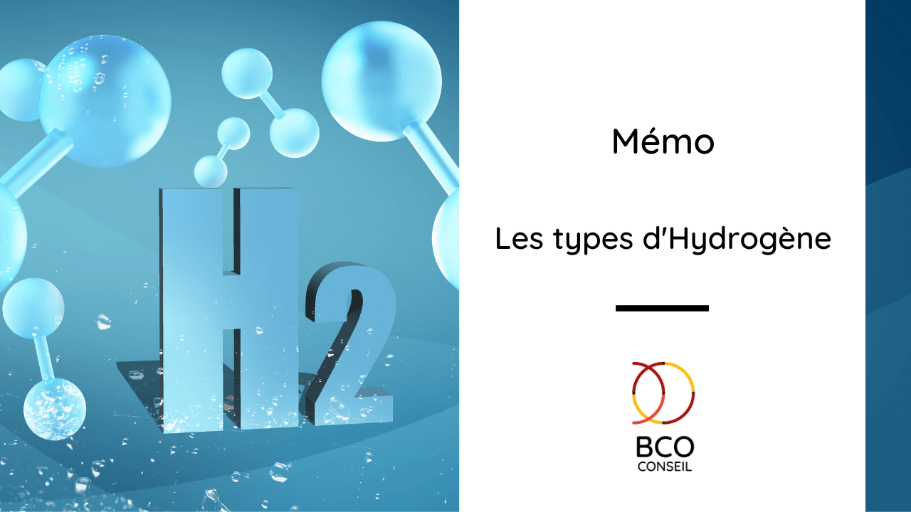 Mémo - Les types d'Hydrogène