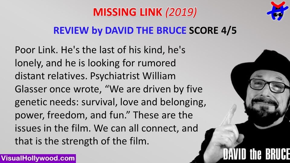 MISSING LINK (2019) Visual Review