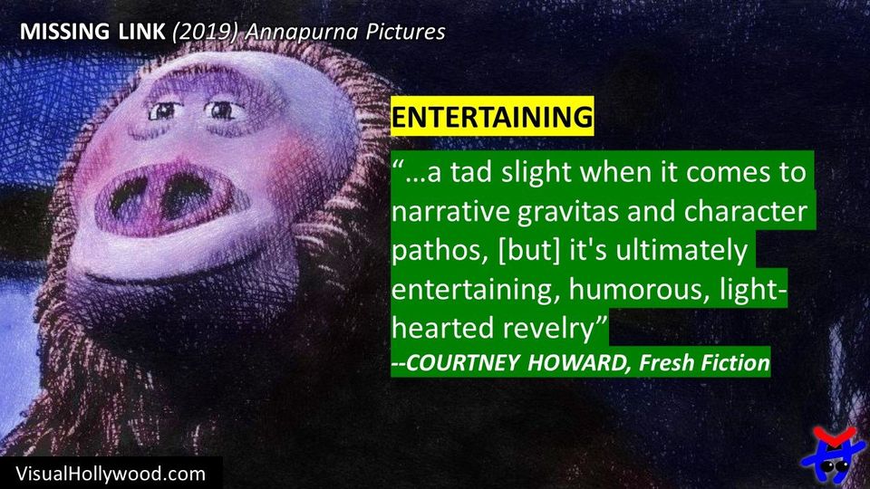 MISSING LINK (2019) Visual Review