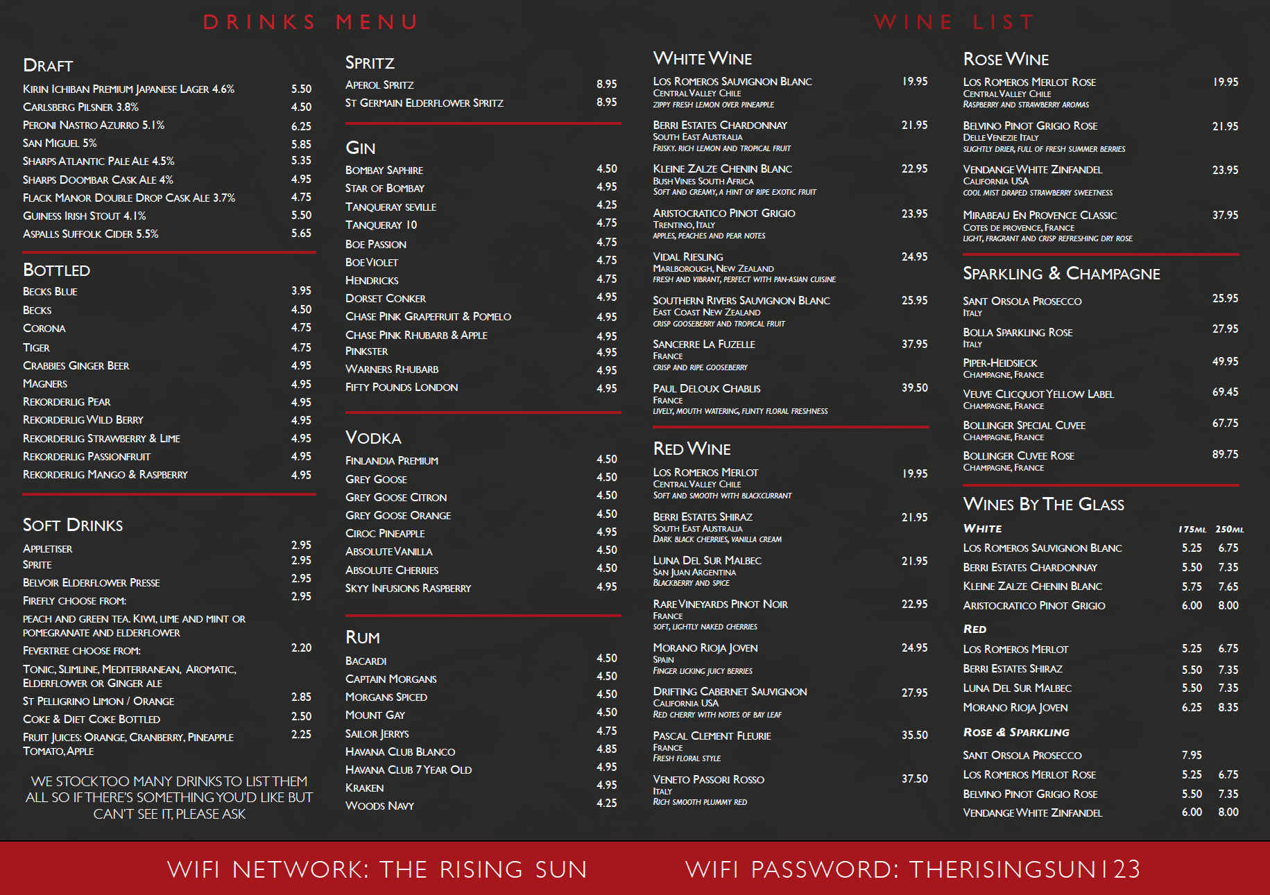 The Rising Sun Pub Christchurch Dorst Serving Award Winning Thai Food