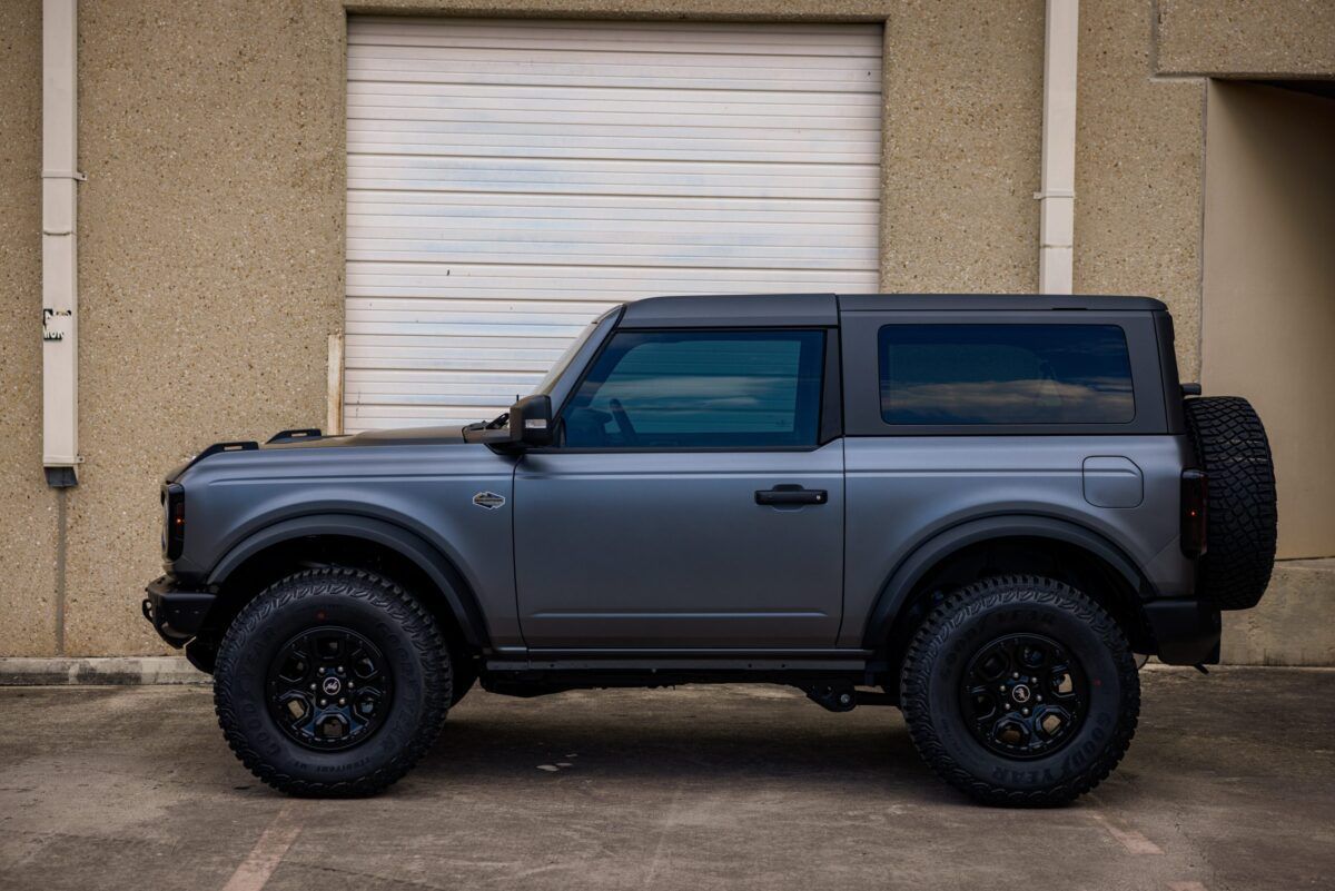 Matte Paint Protection Film Gives Ford Bronco A Menacing Look