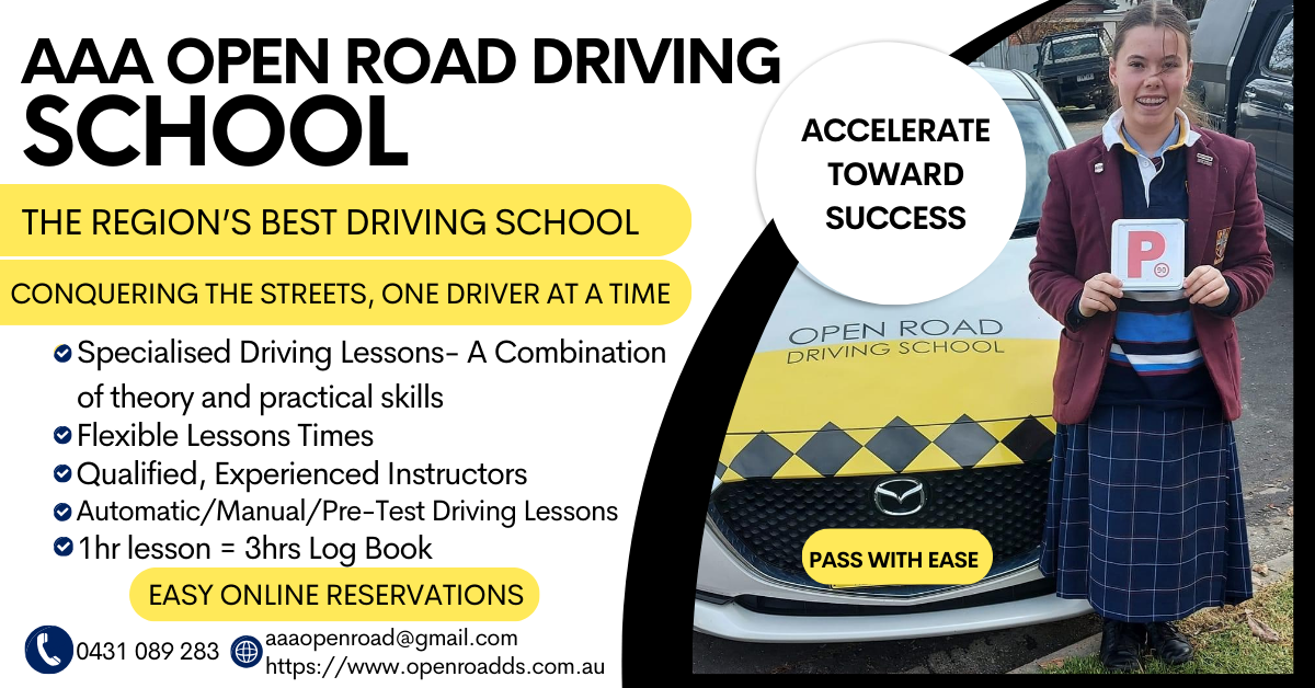Driving School | Albury | Open Road Driving School