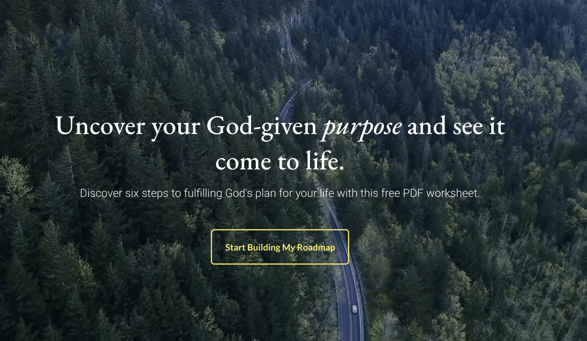 Roadmap to Purpose | Free PDF Worksheet