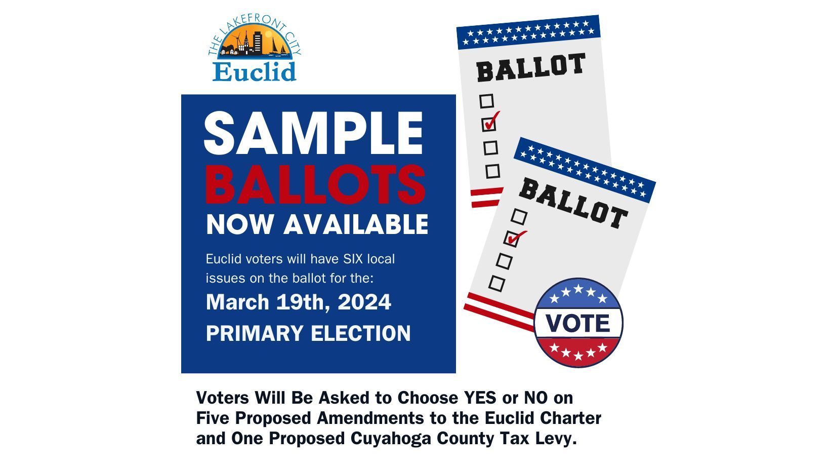 March 19th Primary Election Information