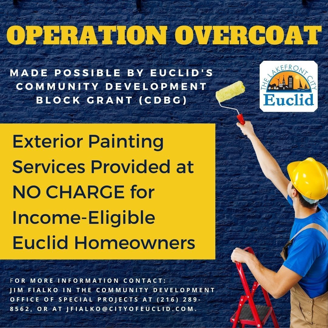 "Operation Overcoat" Exterior Paint Program Free Painting