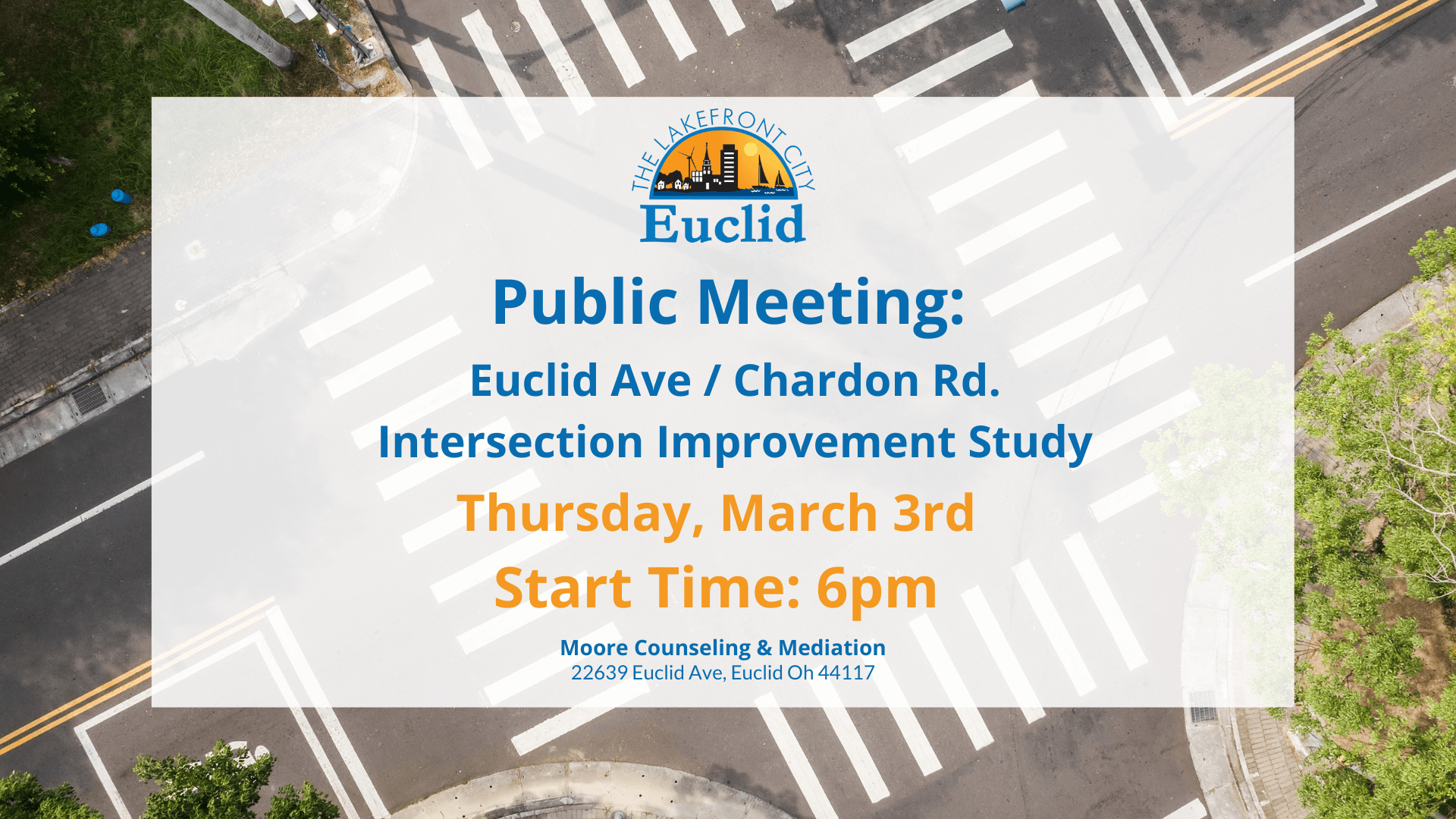 Public Meeting: Euclid Ave Intersection Improvement Study