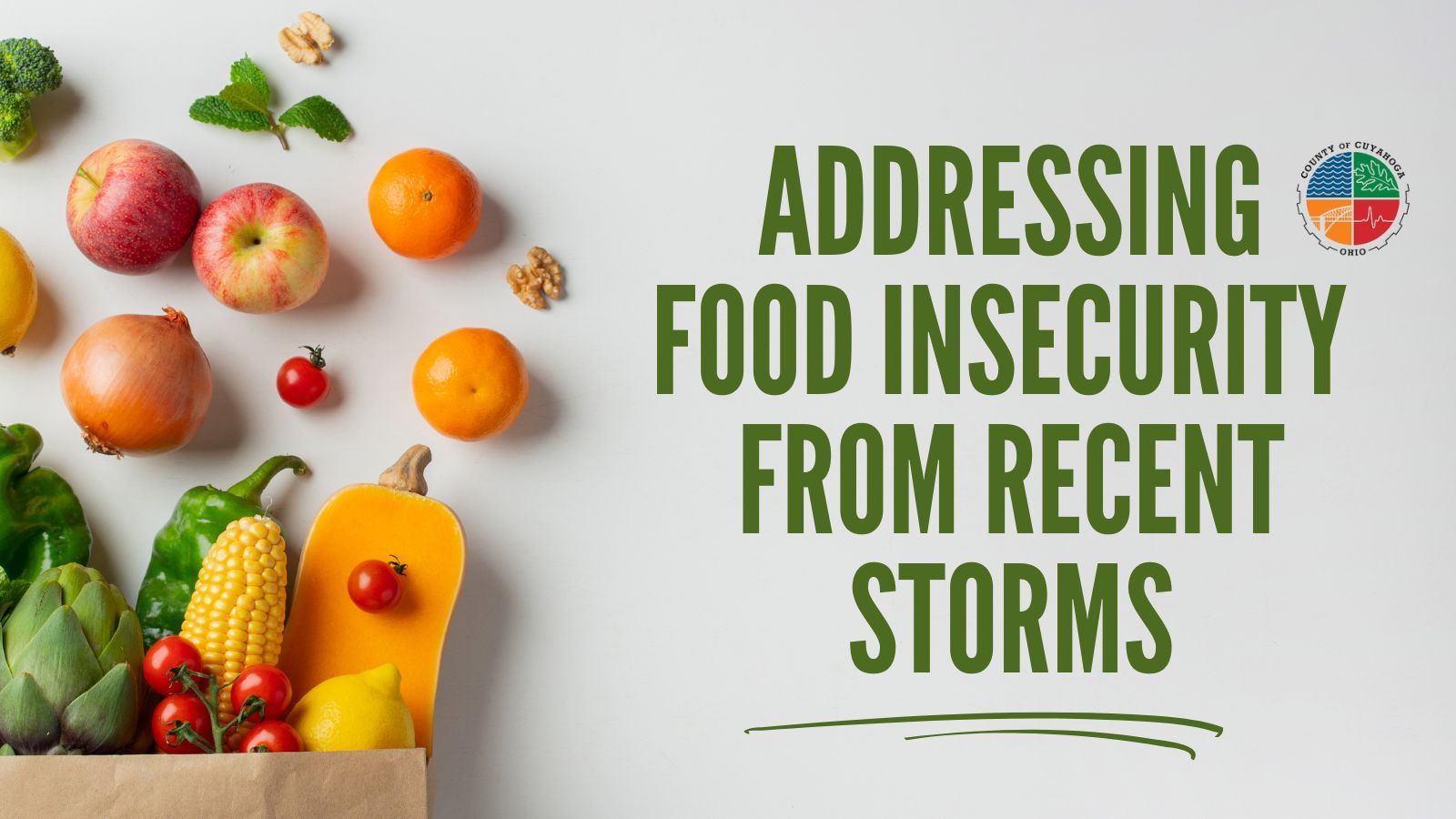 Cuyahoga Job and Family Services Works to Address Food Insecurity Resulting from Recent Storms
