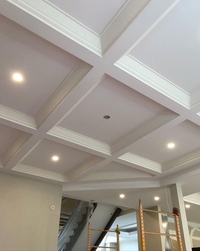 Waffle Ceiling Images | Shelly Lighting