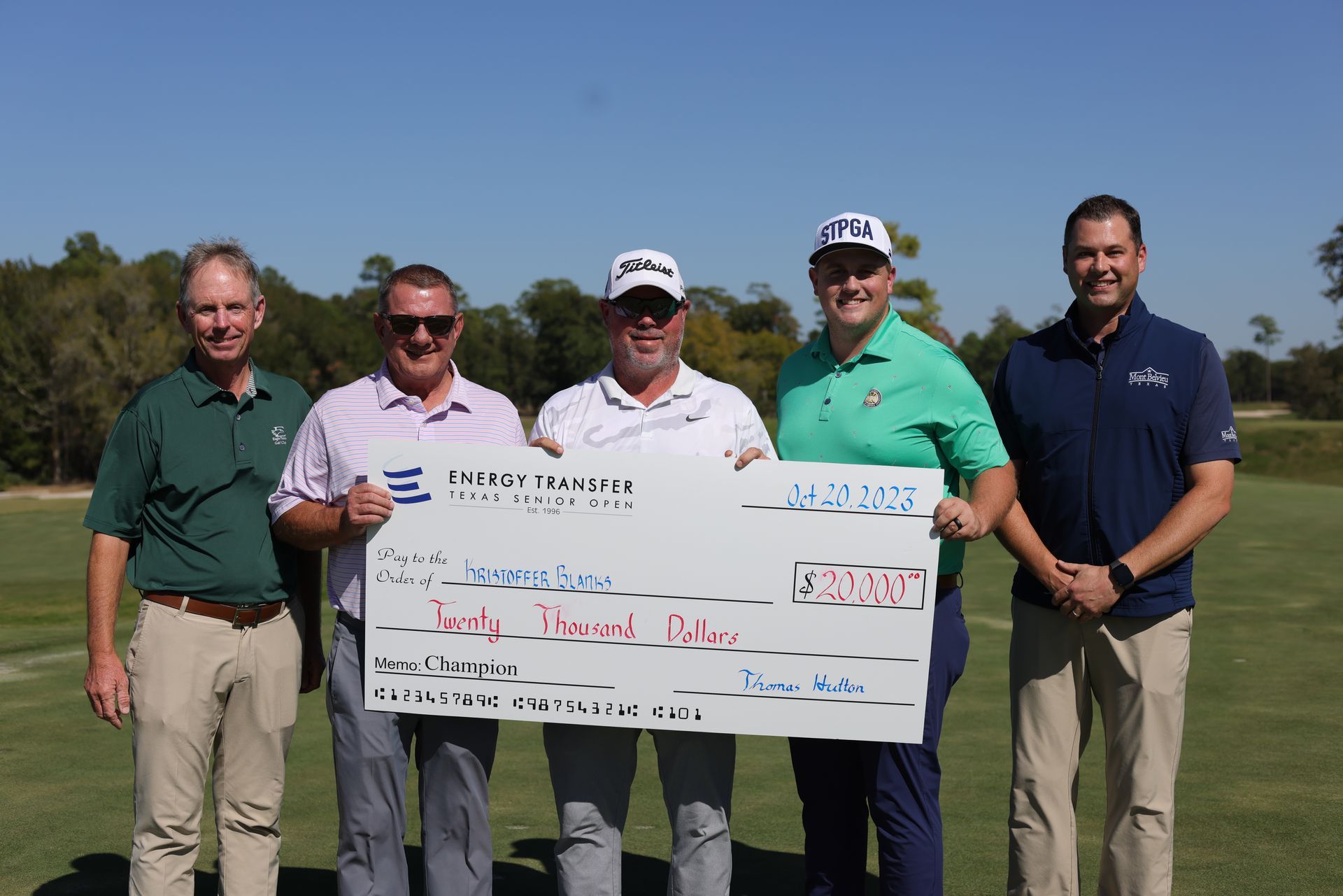 Blanks' First Appearance Victory at the Energy Transfer Texas Senior Open!